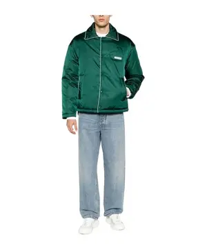 Casablanca Padded Coach Jacket With Heart Detail