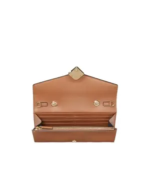 Fendi Ff-logo Chain-strap Leather Mini Bag