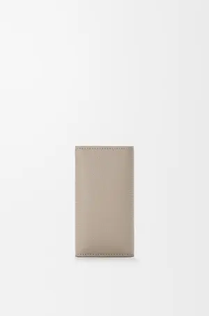 Loewe Anagram Key Case In Pebble Grained Calfskin