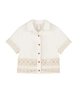 Zimmermann Wylie Lace Trimmed Shirt