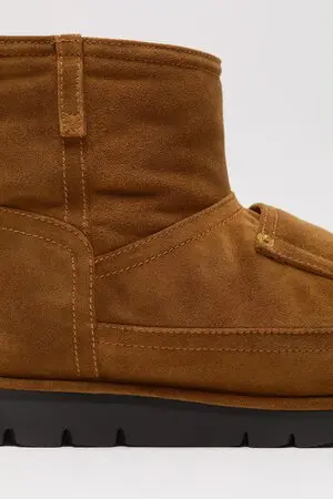 Acne Studios Shearling-lined Leather Boots