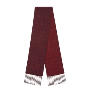Fendi Ff Scarf - Red