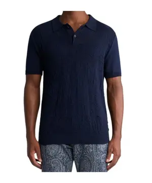 Etro Short-sleeved Knitted Polo Shirt