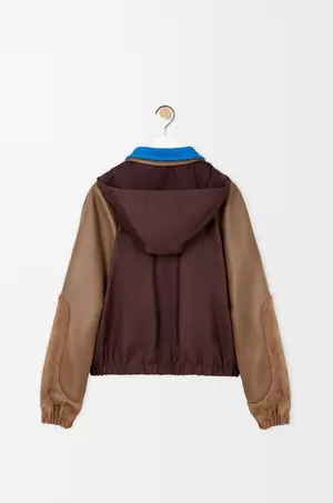 Loewe Technical Fabric Bomber Jacket - Brown
