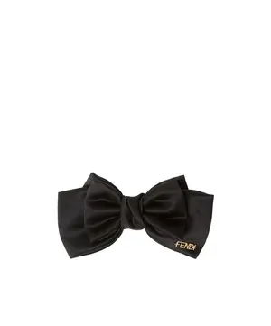 Fendi Bow Hairpin - Black