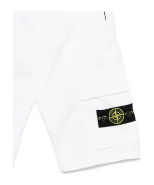Stone Island Stretch-cotton Cargo Shorts