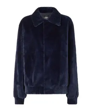 Fendi Mink Blouson - Blue