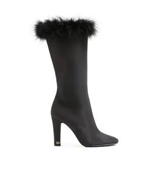 Feathered Boots For Women