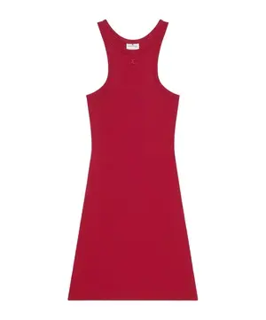 COURREGES Courrèges Racerback Sleeveless Mini Dress - Red
