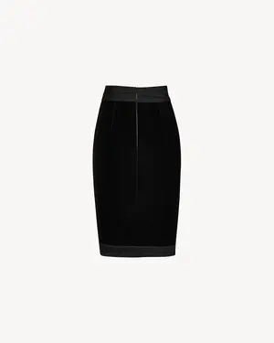 Saint Laurent Side-slit Wrap Dress