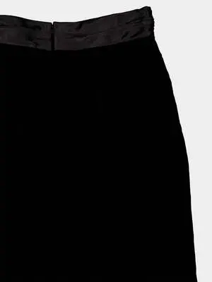 Saint Laurent Side-slit Wrap Pencil Skirt