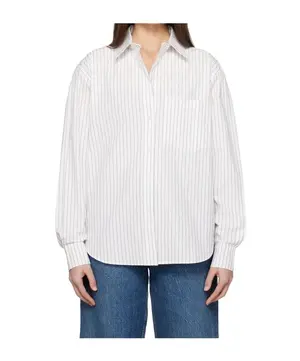 ANINE BING Long Sleeve Striped Shirt