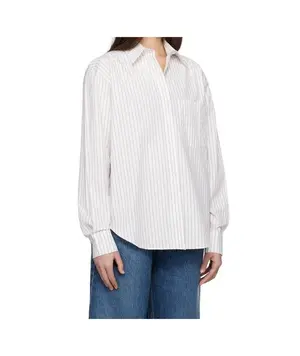 ANINE BING Long Sleeve Striped Shirt