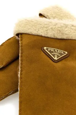 Prada Triangle-logo Gloves