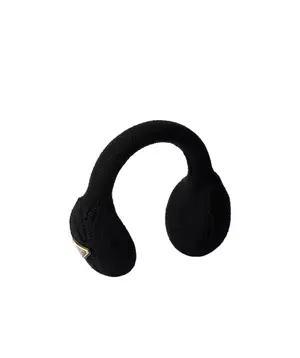 Prada Wool Earmuffs - Black