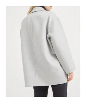 Brunello Cucinelli Cashmere Double-breasted Coat