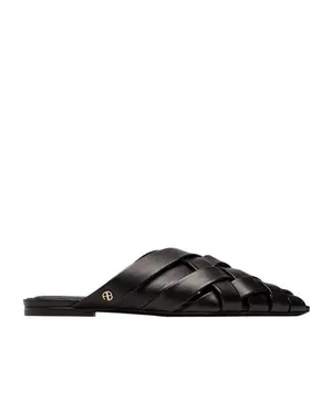 ANINE BING Eve Mules - Black