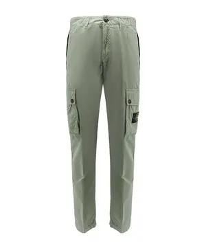 Stone Island Logo Patch Cargo Trousers