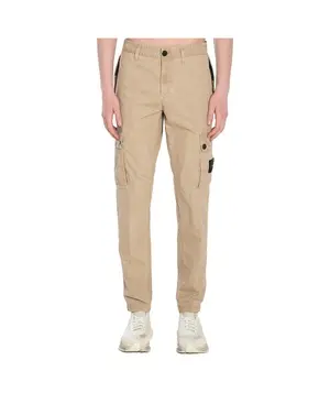 Stone Island Brushed Old Effect Slim Fit Cargo Trousers