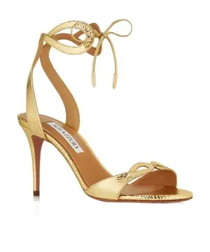 AQUAZZURA Tessa Ankle Tie Sandals