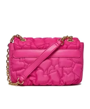 Moschino Puffy Heart Chain Shoulder Bag