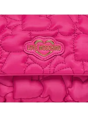 Moschino Puffy Heart Chain Shoulder Bag