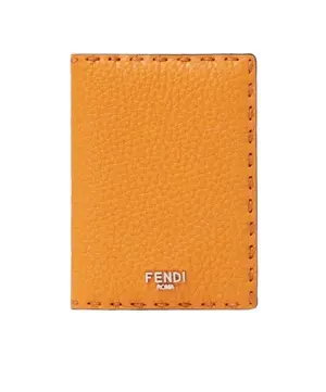 Fendi Selleria Card Holder - Orange