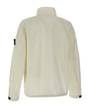 Stone Island Logo Patch Zip-up Jacket