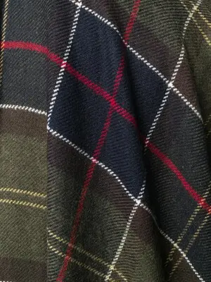 Barbour Tartan Fringed Edge Shawl