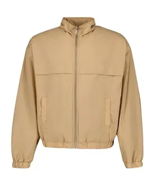 AMI Paris Logo Printed Zipped Bomber Jacket