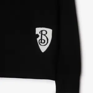 Burberry B Shield Logo Intarsia-knit Jumper