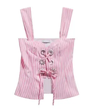 Area Striped Tops For Women