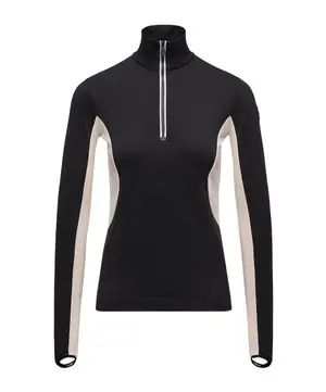 Moncler Polartec Half-zip Turtleneck - Black