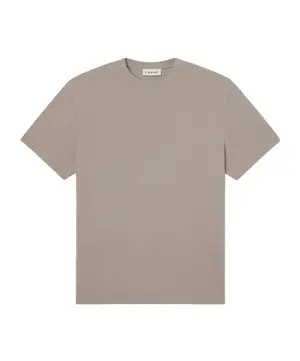 FRAME Duo Fold Tee In Storm Grey - Nude