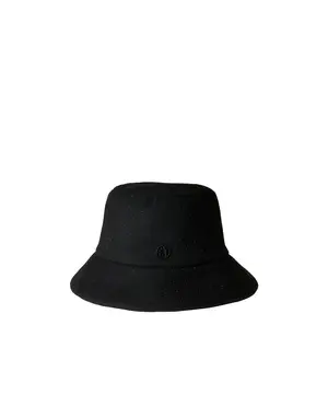 MAISON MICHEL Fredo Bucket Hat - Black