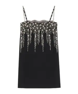 Valentino Garavani Suspender Dress - Black