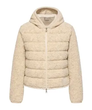 Moncler Teddy Padded Zip-up Hoodie