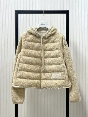 Moncler Teddy Padded Zip-up Hoodie