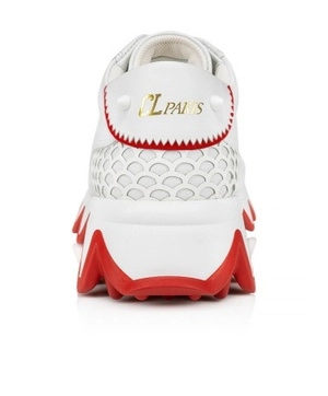 CHRISTIAN LOUBOUTIN Mini Shark Leather Sneakers