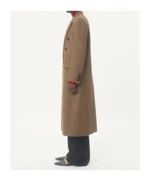 Valentino Garavani Checked Double-breasted Coat