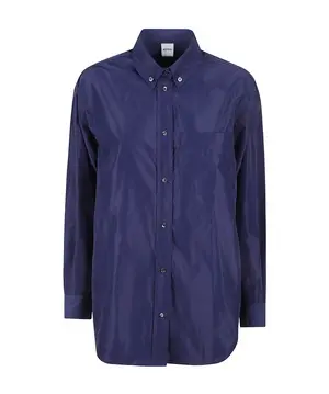 Aspesi Button-down Collar Shirt - Blue