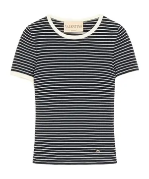 Valentino Garavani Short-sleeved Knitwear - Black