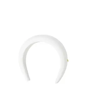 MAISON MICHEL Miwa Padded Headband - White