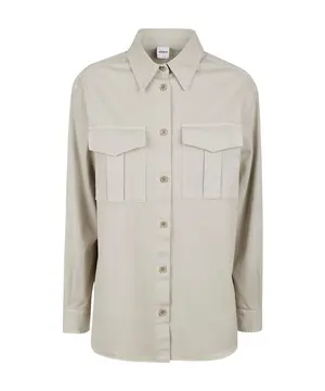 Aspesi Curved Hem Shirt