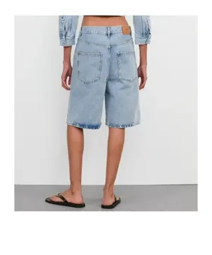 Wardrobe.NYC Denim Low Rise Shorts