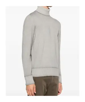 DRUMOHR High Collar Sweater - Grey