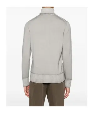 DRUMOHR High Collar Sweater - Grey