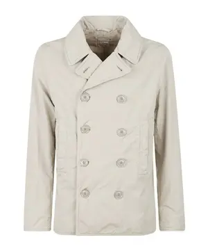 Aspesi Double-breasted Straight-hem Jacket