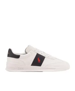 Polo Ralph Lauren Heritage Era Lace-up Sneakers - White/navy/red