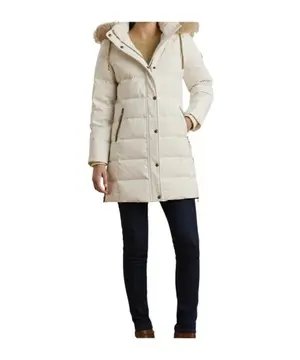 Ralph Lauren Quilted Padded Coat With Hood